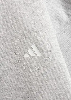 Stella McCartney Adidas X Logo-print Cropped Cotton Sweatshirt