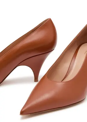 GIANVITO ROSSI Sofia 75 Leather Pumps