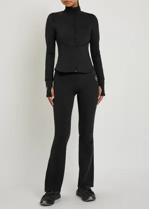 Stella McCartney Adidas X Training Logo Stretch-jersey Mid-layer Jacket