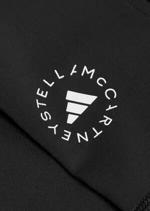 Stella McCartney Adidas X Training Logo Stretch-jersey Mid-layer Jacket