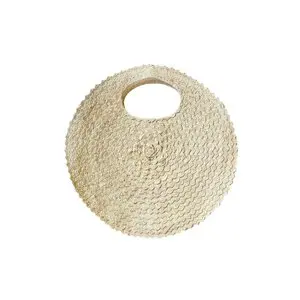 OHSUN Neutrals Finny Straw Handbag Vanilla