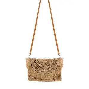 OHSUN Neutrals Ruby Raffia Crossbody