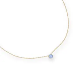 DIVINE ARIA The Willow Opal Necklace Tarnish Free Gold