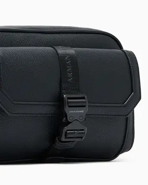 Armani Exchange Crossbody Bag In Technical Fabric