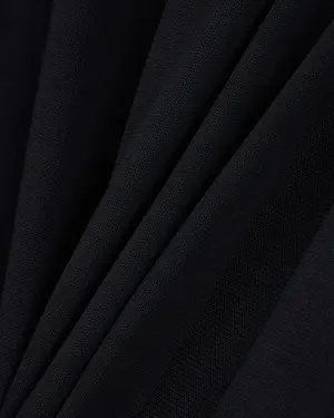 Armani Exchange Regular Fit Trousers Knitted Recycled Viscose - Black