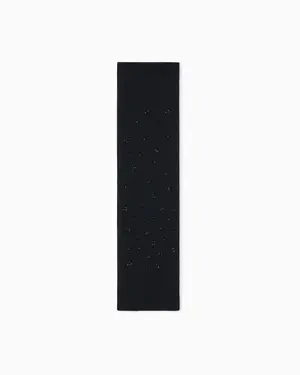 Armani Exchange Scarf In A Knitted Viscose-blend