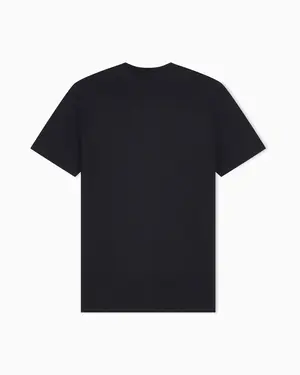 Armani Exchange Slim Fit T-shirt In Cotton Jersey - Black