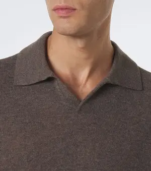 THE ROW Ripley Cashmere Polo Sweater