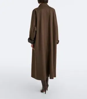 THE ROW Iza Cotton Gabardine Coat