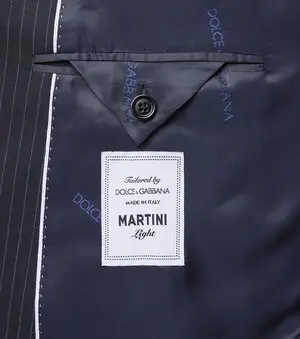Dolce & Gabbana Pinstripe Double-breasted Wool-blend Blazer