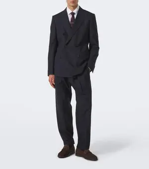 Dolce & Gabbana Pinstripe Double-breasted Wool-blend Blazer