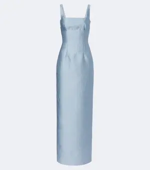 EMILIA WICKSTEAD Micheline Floral Cloqué Gown