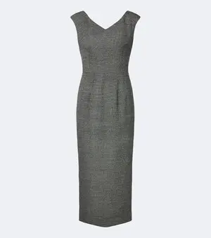 Dolce & Gabbana Wool Midi Dress - Grey