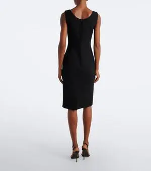 Dolce & Gabbana Virgin Wool Midi Dress
