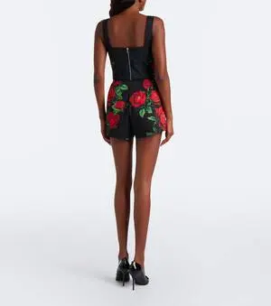 Dolce & Gabbana Floral Cotton Shorts