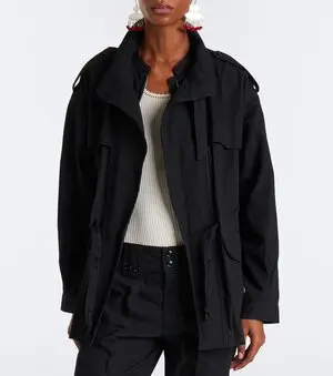 Isabel Marant Étoile Adelys Cotton-blend Gabardine Jacket