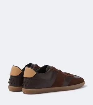 TOD'S Leather And Suede Sneakers