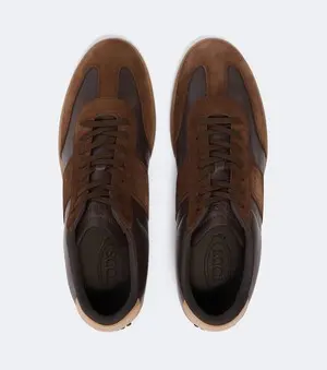 TOD'S Leather And Suede Sneakers