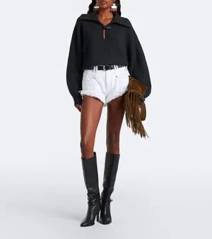 Isabel Marant Étoile Miranda Wool And Cashmere Polo Sweater