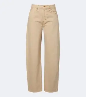 SLVRLAKE Ella Wide-leg Jeans - Beige