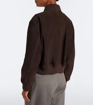 ARMA Elysia Suede Bomber Jacket