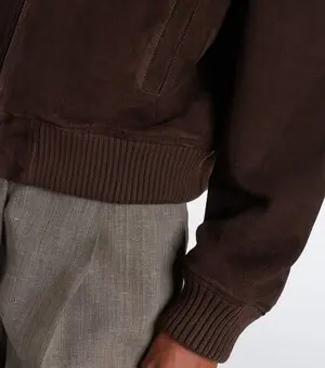 ARMA Elysia Suede Bomber Jacket
