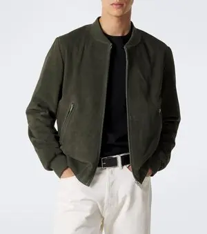 ARMA Didier Suede Bomber Jacket
