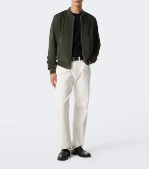 ARMA Didier Suede Bomber Jacket