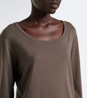 THE ROW Kalto Cotton Jersey Top