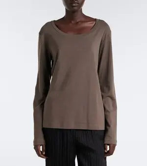 THE ROW Kalto Cotton Jersey Top