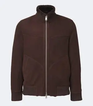 ARMA Arek Suede Blouson Jacket - Brown