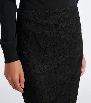 Dolce & Gabbana Lace Midi Skirt