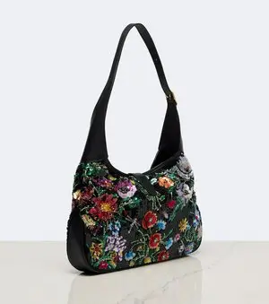 Gucci Jackie 1961 Medium Sequined Shoulder Bag