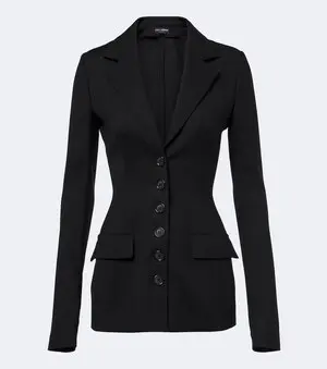 Dolce & Gabbana Wool-blend Blazer - Black