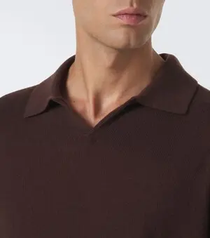 THE ROW Ripley Cashmere Polo Sweater