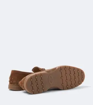 TOD'S Suede Penny Loafers