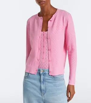 ERES Sucrerie Pointelle Wool-blend Cardigan