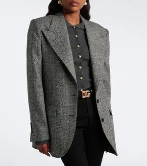 Dolce & Gabbana Virgin Wool Tweed Blazer