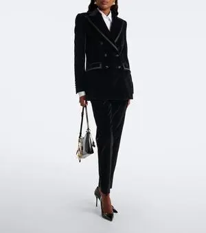 Dolce & Gabbana Cotton And Silk-blend Velvet Blazer