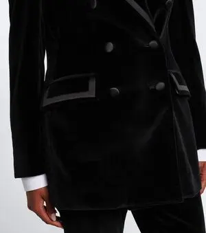 Dolce & Gabbana Cotton And Silk-blend Velvet Blazer