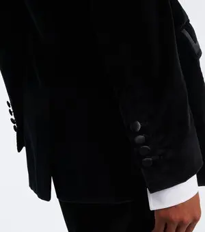 Dolce & Gabbana Cotton And Silk-blend Velvet Blazer