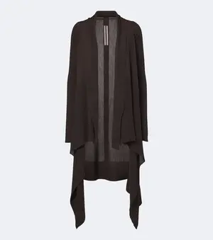 Rick Owens Virgin Wool Cardigan - Brown