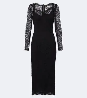 Dolce & Gabbana Lace Midi Dress
