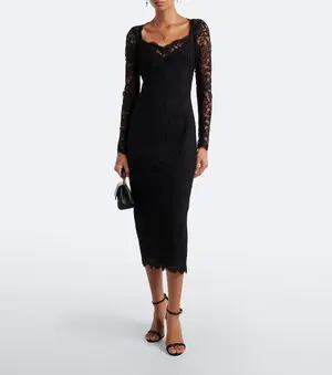 Dolce & Gabbana Lace Midi Dress