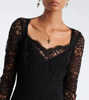 Dolce & Gabbana Lace Midi Dress