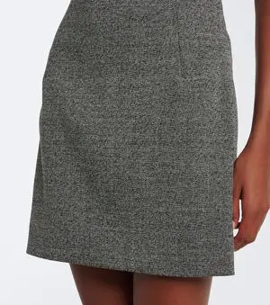 Dolce & Gabbana Wool Tweed Minidress