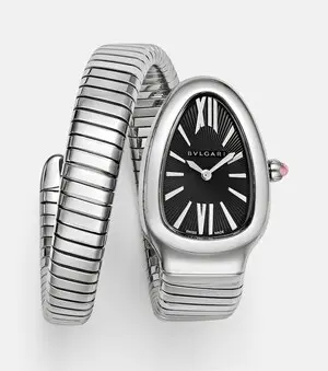 BVLGARI Serpenti Tubogas 35mm Stainless Steel Watch - Silver