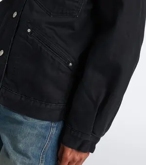 Isabel Marant Étoile Pimia Fleece-trimmed Denim Jacket