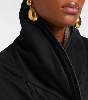 Isabel Marant Étoile Pimia Fleece-trimmed Denim Jacket