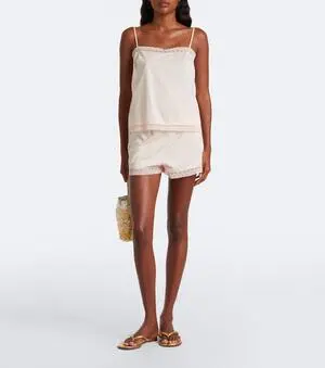 ERES Sensoriel Lace-trimmed Cotton Camisole